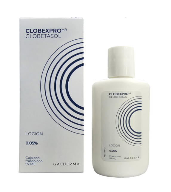 GALDERMA® . CLOBEXPRO LOCION . 1 Caja de 1PZA con 59ml – Vida Farma