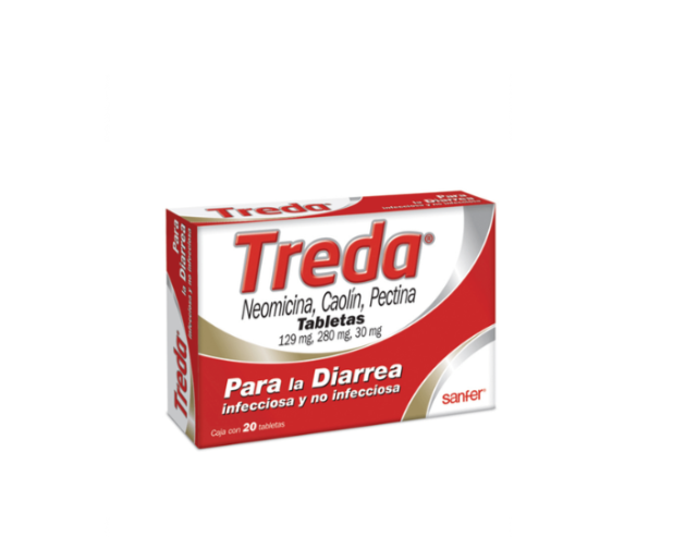 sanfer® . Treda . 1 Caja de 20 Tabletas con 129/280/30mg – Vida Farma